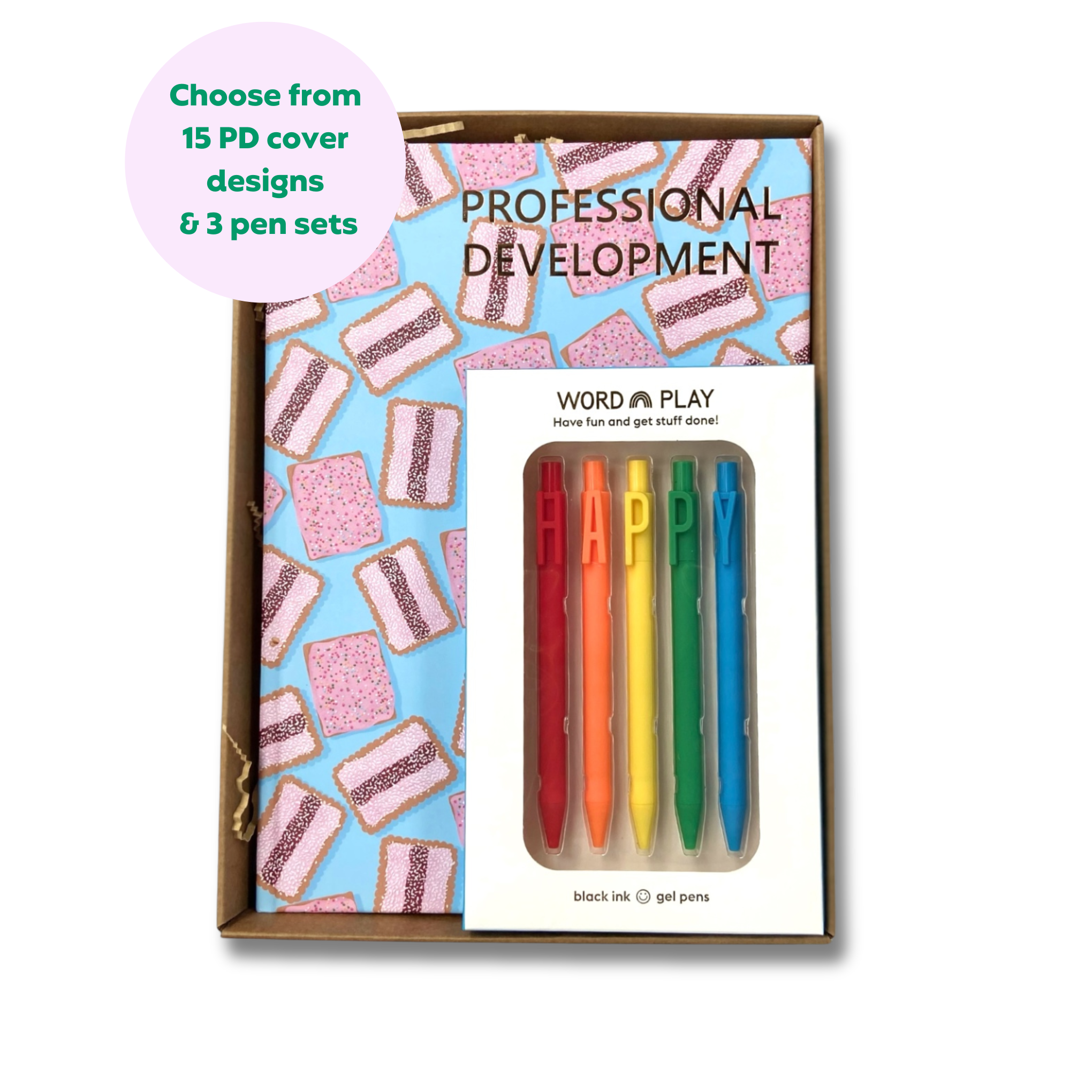 Teacher Gift Box | Professional Development Logbook & Pen Set